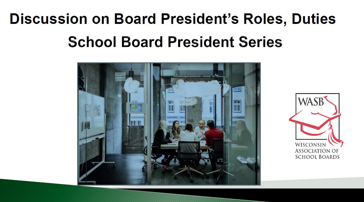 Board President Discussion Image | Wisconsin Association of School Boards
