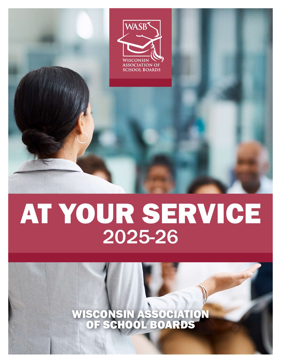 2025 26 At Your Service Cover - Wisconsin Association of School Boards