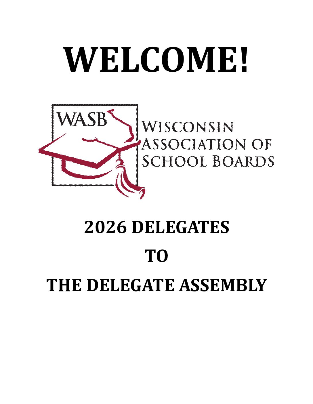2026 Welcome Packet | Wisconsin Association of School Boards